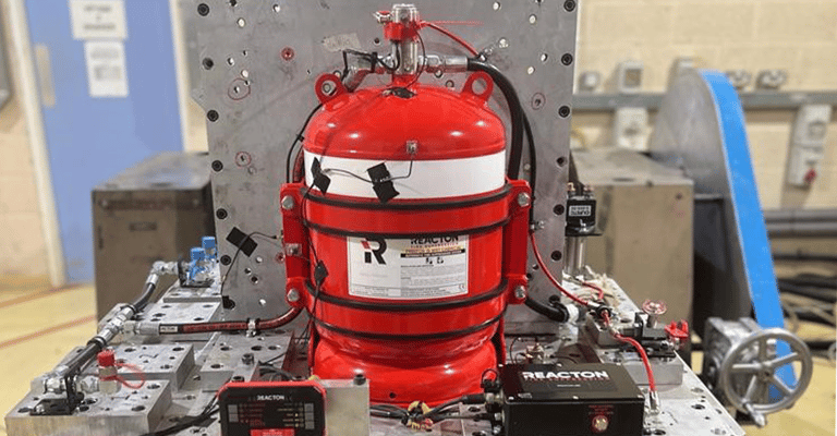 Reacton Secures AS 5062:2016 Vehicle Fire Suppression System Approval
